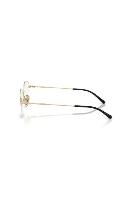 VOGUE EYEWEAR 53mm Irregular Optical Glasses - Gold