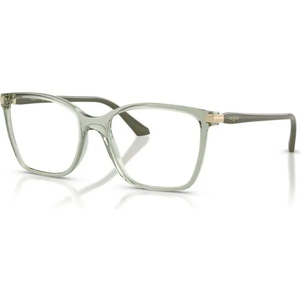 VOGUE EYEWEAR 51mm Square Optical Glasses - Green