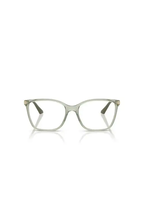 VOGUE EYEWEAR 51mm Square Optical Glasses - Green