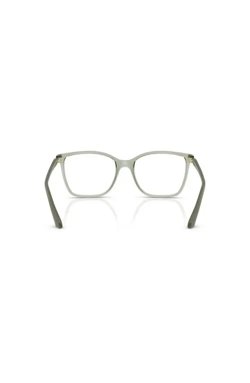 VOGUE EYEWEAR 51mm Square Optical Glasses - Green