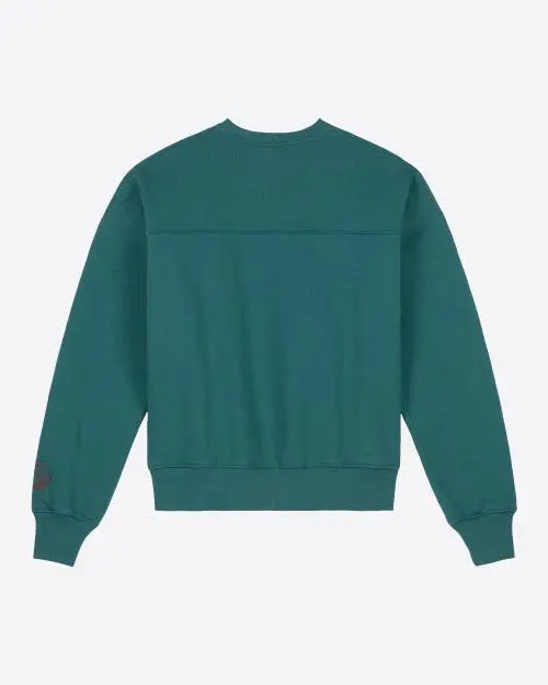 LE PERE Quartier Loopback Cotton Crewneck Sweatshirt