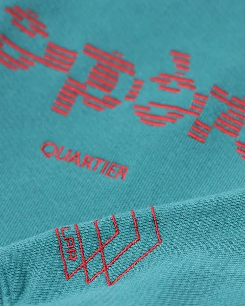LE PERE Quartier Loopback Cotton Crewneck Sweatshirt