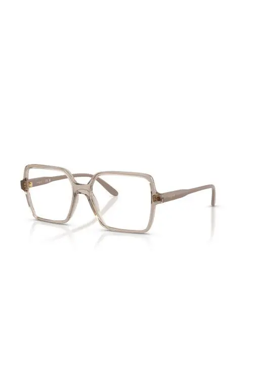 VOGUE EYEWEAR 51mm Square Optical Glasses - Brown