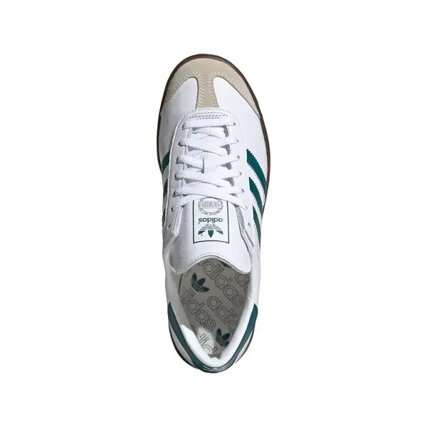 Adidas Hamburg Low Top Sneakers - Cloud White/legacy Teal/gum