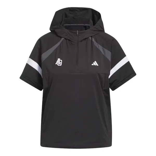 Adidas Half-zip Hooded Anorak Jacket Asia Sizing
