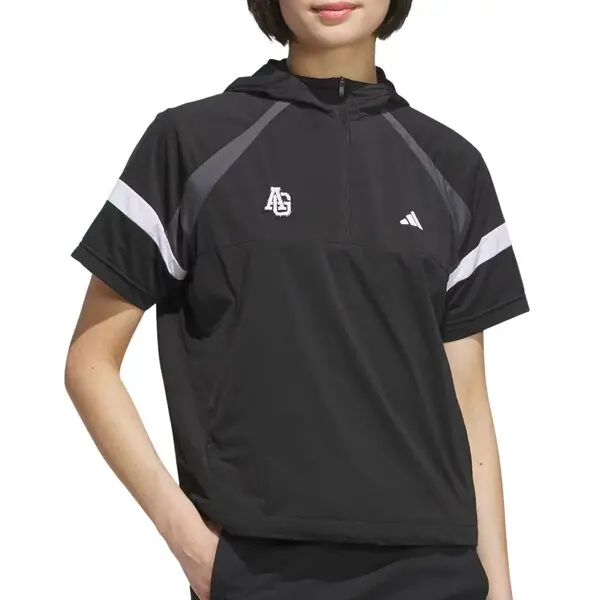 Adidas Half-zip Hooded Anorak Jacket Asia Sizing