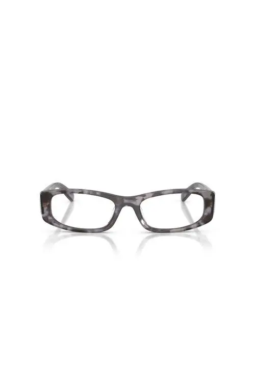 VOGUE EYEWEAR 51mm Rectangle Optical Glasses - Tortoise