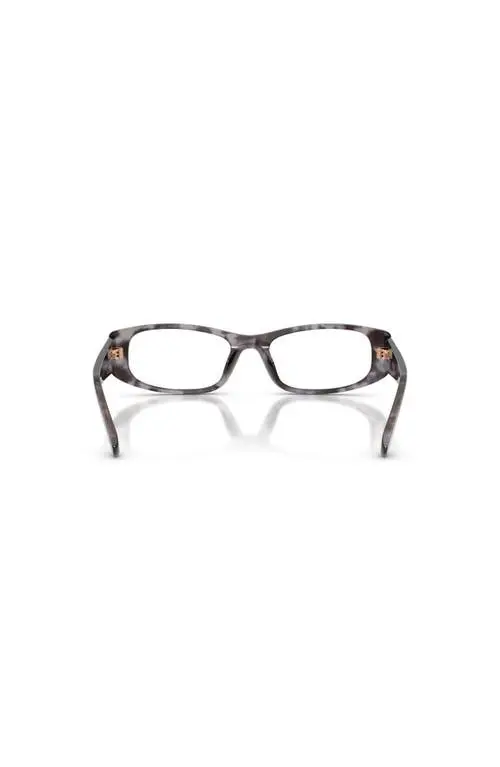 VOGUE EYEWEAR 51mm Rectangle Optical Glasses - Tortoise