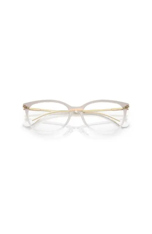 VOGUE EYEWEAR 50mm Oval Optical Glasses - Brown