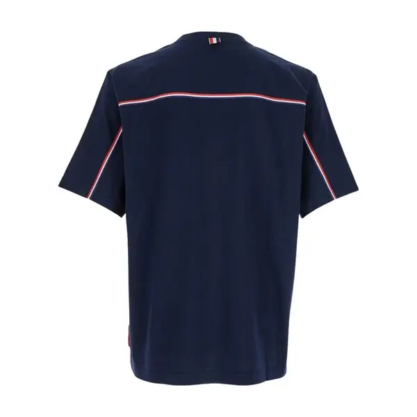 Thom Browne Short Sleeve T-shirt - Navy