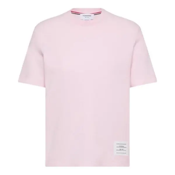 Thom Browne Short Sleeve T-shirt - Pink