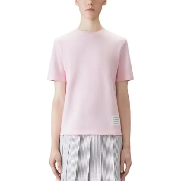 Thom Browne Short Sleeve T-shirt - Pink