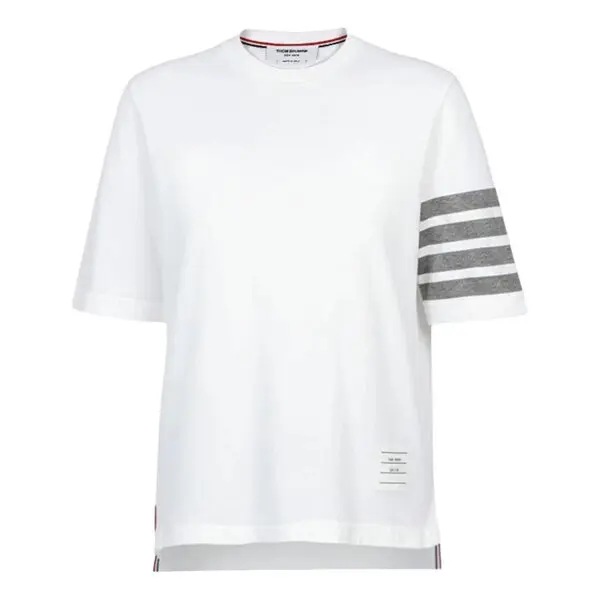 Thom Browne Short Sleeve T-shirt - White