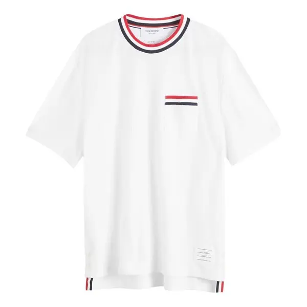 Thom Browne Short Sleeve T-shirt - White