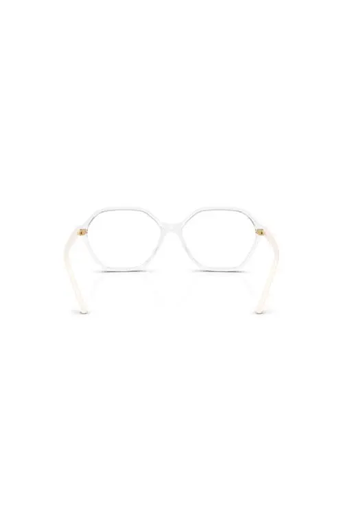 VOGUE EYEWEAR 53mm Irregular Optical Glasses - Transparent