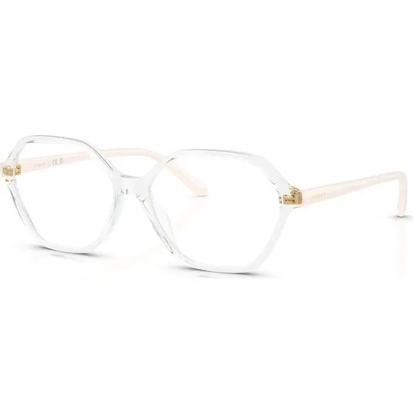 VOGUE EYEWEAR 55mm Irregular Optical Glasses - Transparent
