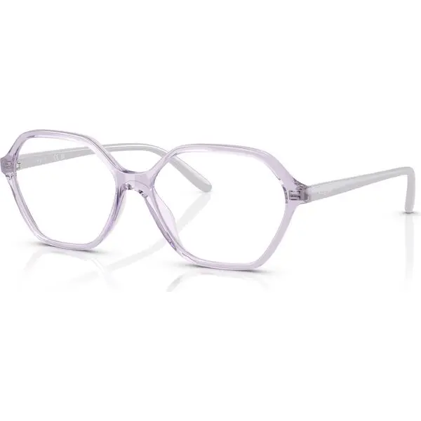 VOGUE EYEWEAR 55mm Irregular Optical Glasses - Violet