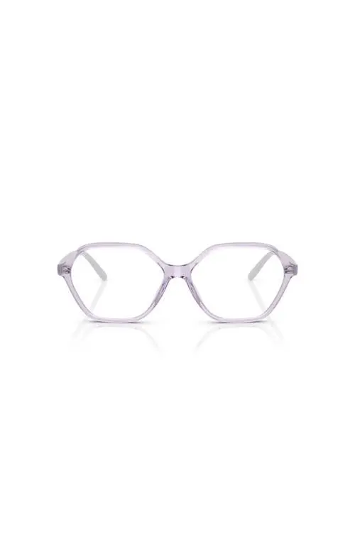 VOGUE EYEWEAR 55mm Irregular Optical Glasses - Violet