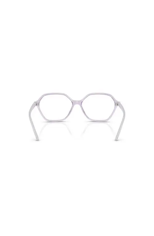 VOGUE EYEWEAR 55mm Irregular Optical Glasses - Violet