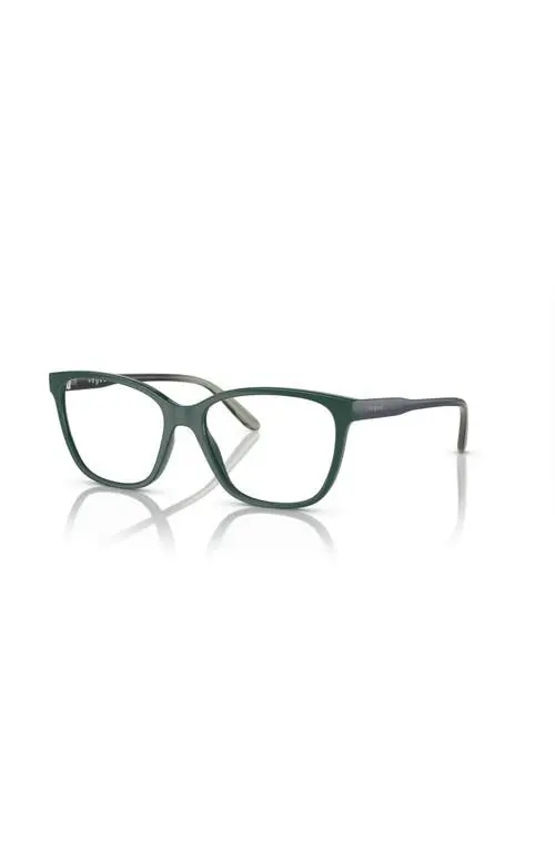 VOGUE EYEWEAR 51mm Rectangle Optical Glasses - Green