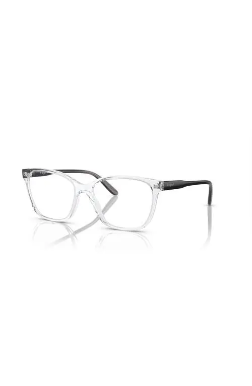 VOGUE EYEWEAR 51mm Rectangle Optical Glasses - Transparent