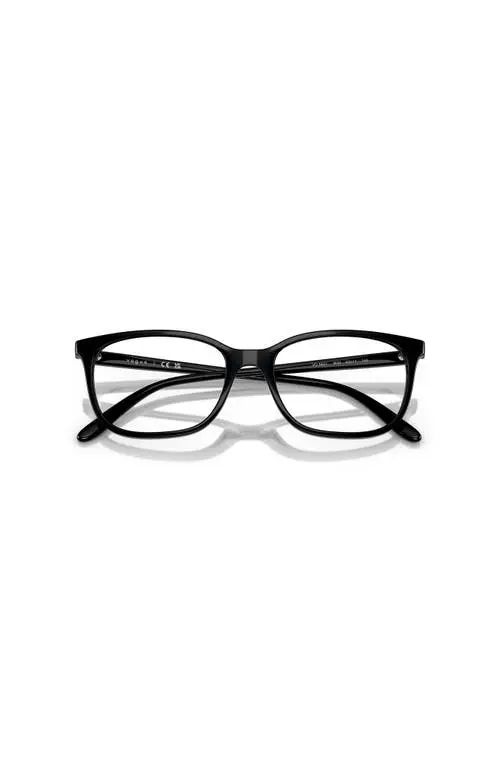 VOGUE EYEWEAR 51mm Rectangle Optical Glasses - Black