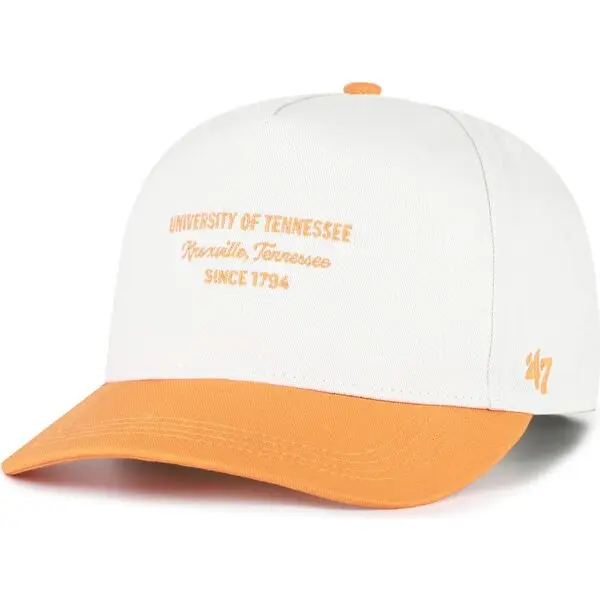 '47 47 Tennessee Volunteers Contemporary Basics Two-tone Hitch Adjustable Hat - White