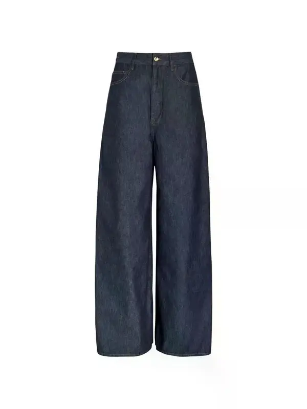 Ossou Wide-leg Jeans - Blue