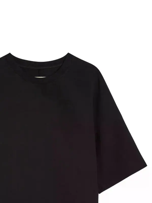 Ossou Rift Cropped Drop-shoulder T-shirt - Black