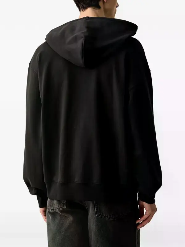 VANS Logo-print Zip-up Hoodie