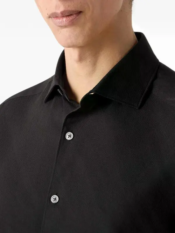 Zegna Cashco Shirt - Black