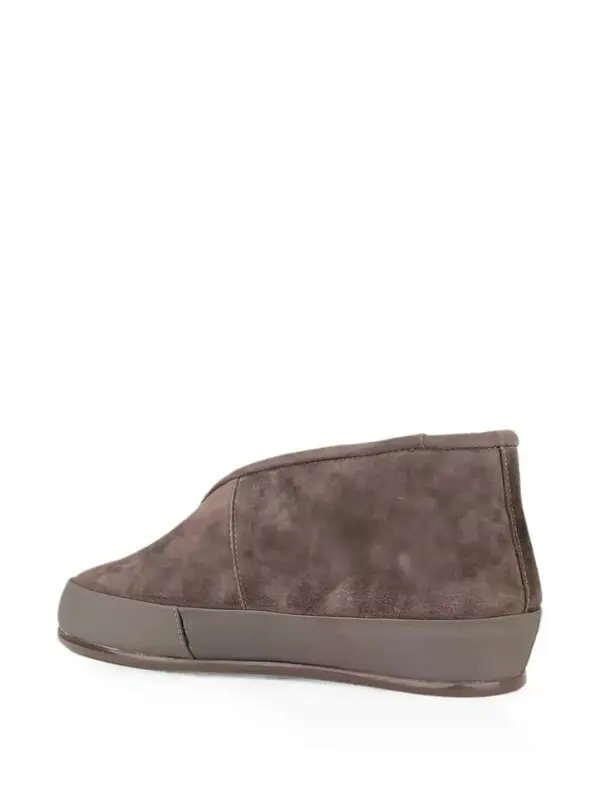 LINDA BAUMANN Suede Slip-on Sneakers