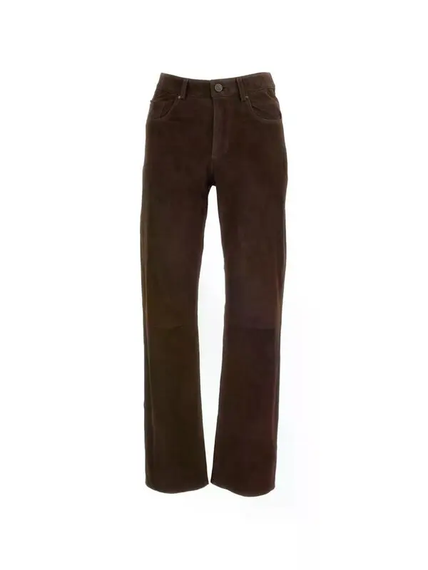 ARMA Straight-cut Suede Trousers