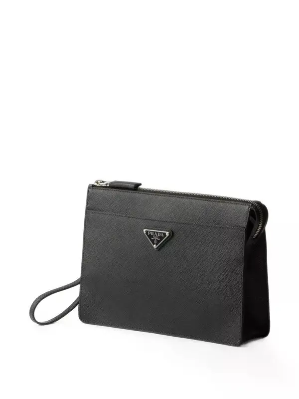 Prada Saffiano Leather Clutch Bag
