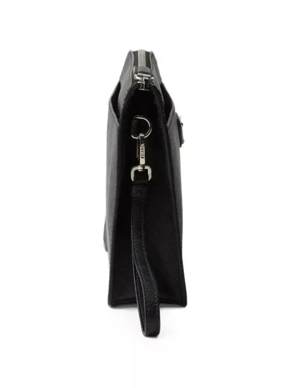 Prada Saffiano Leather Clutch Bag