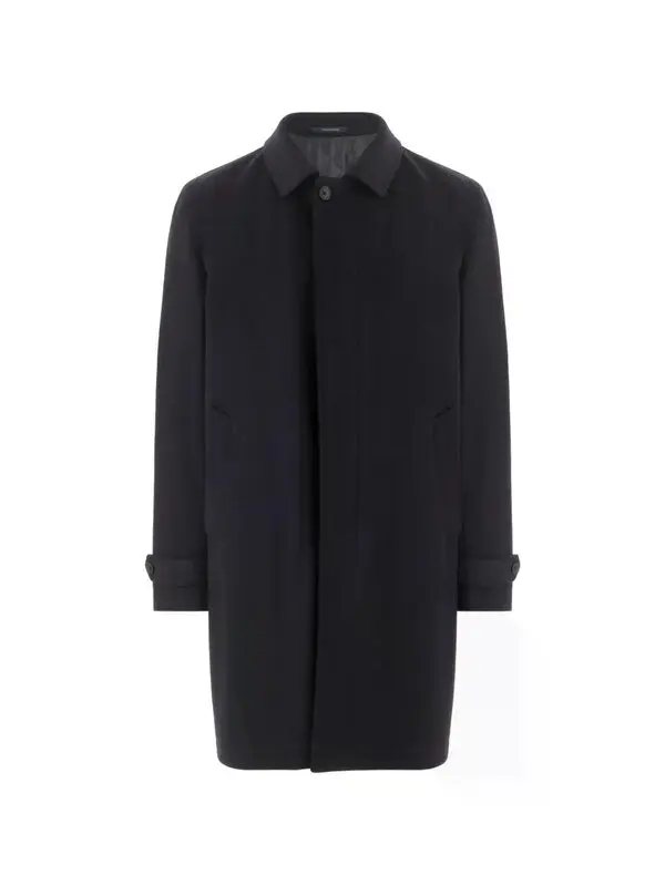 Tagliatore Button-fastening Alton Coat - Black