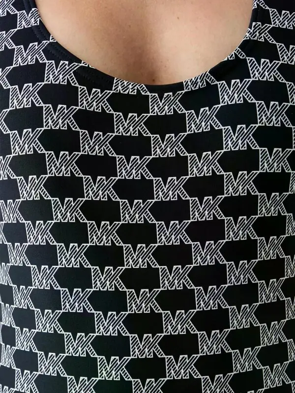 Michael Kors Logo-print Crossover Swimsuit