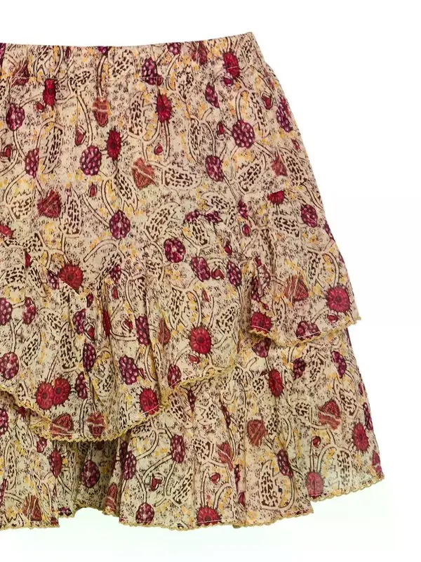 MARANT ETOILE Floral-pattern Mini Skirt