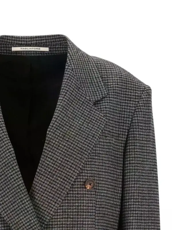 Tagliatore Loreley Double-breasted Micro-check Jacket