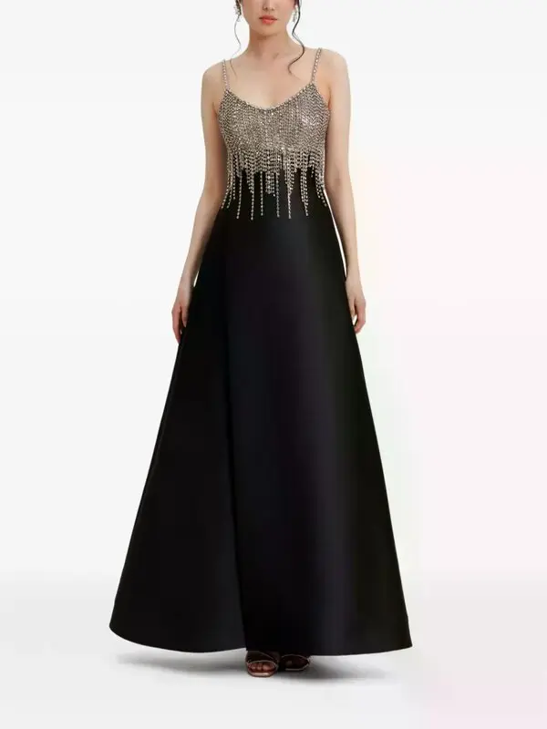GEMY MAALOUF Beaded Maxi Dress