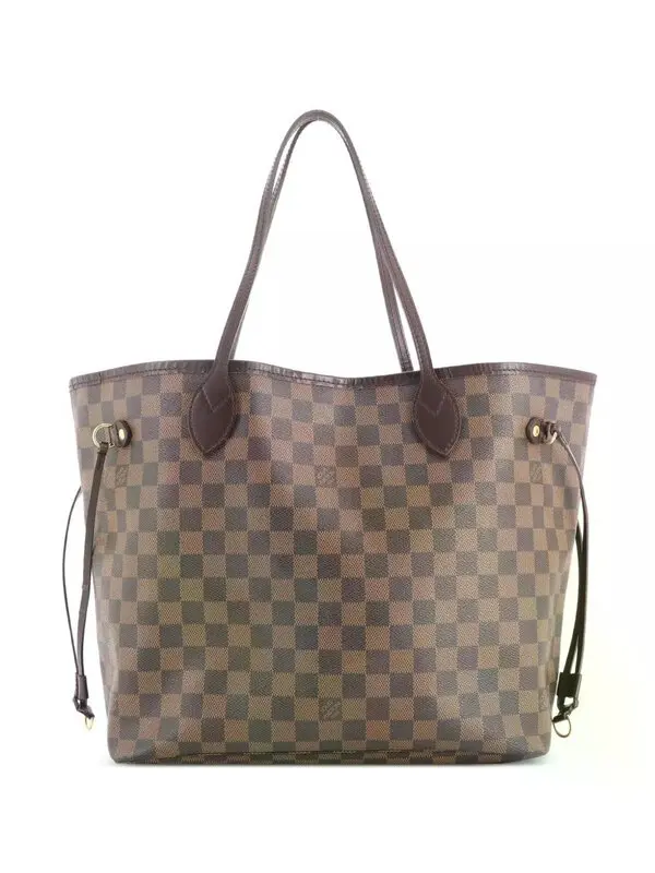 LOUIS VUITTON Damier Mm Tote Bag - Brown
