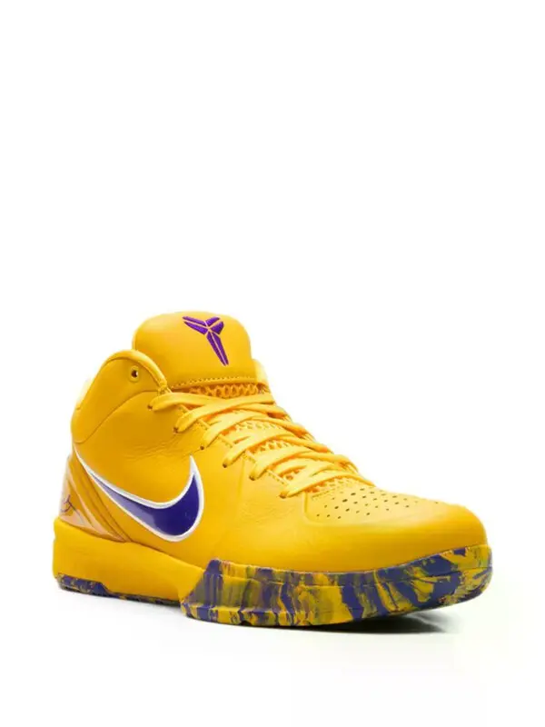 Nike X Los Angeles Lakers Zoom Kobe 4 Protro Sneakers - Yellow