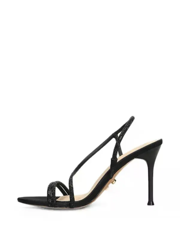 TWENTY FOURHAITCH Flamenco Crystal-embellished Stiletto Sandals