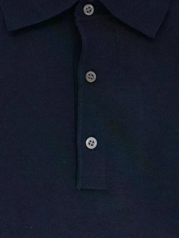 BRAMANI CASHMERE Long-sleeve Polo Shirt