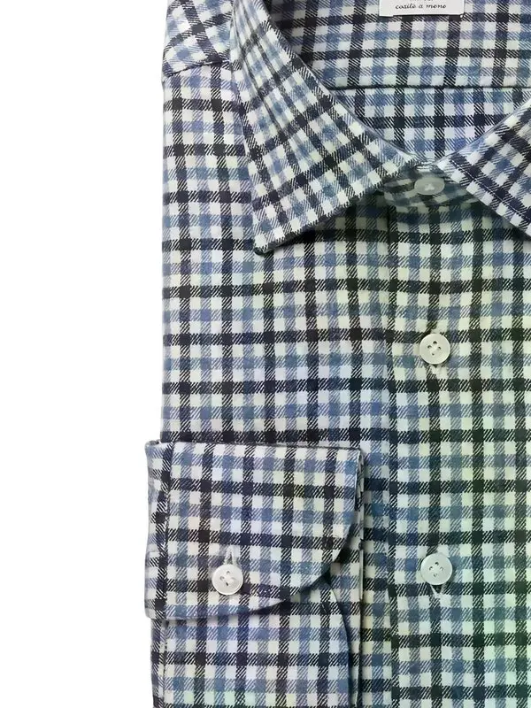 BORRIELLO NAPOLI Check-print Flannel Shirt