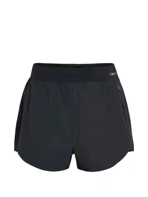 TALA Logo-print Zip-pocket Shorts