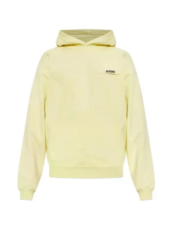 Jacquemus The Gros Grain Hoodie - Yellow