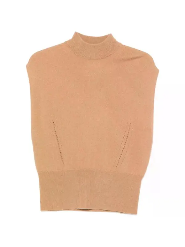 SEMICOUTURE Angelica Ribbed Knit Vest