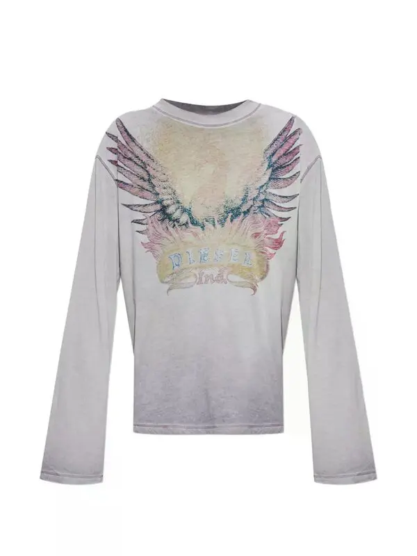 DIESEL® T-hilary-ls T-shirt - Purple