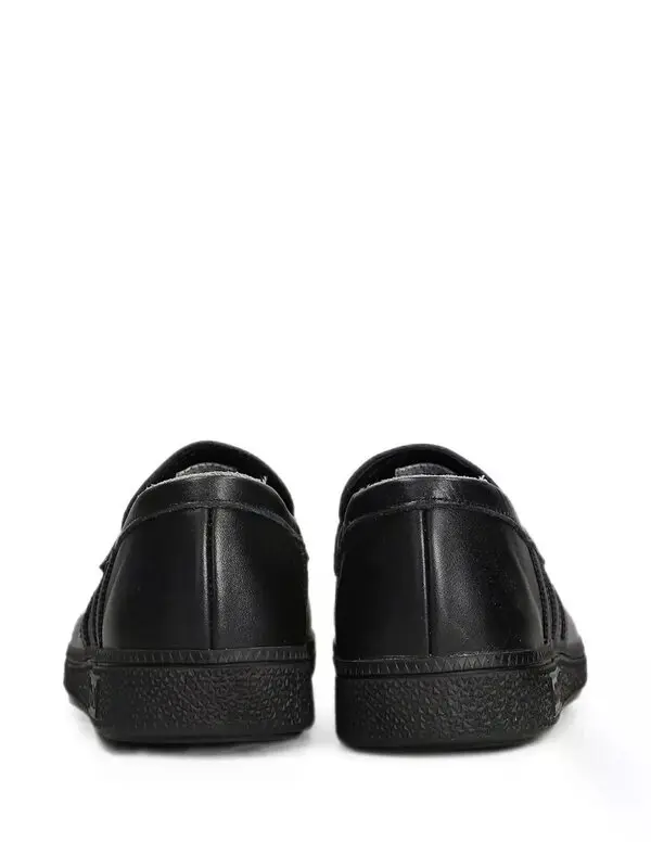 Adidas Logo-plaque Leather Loafers
